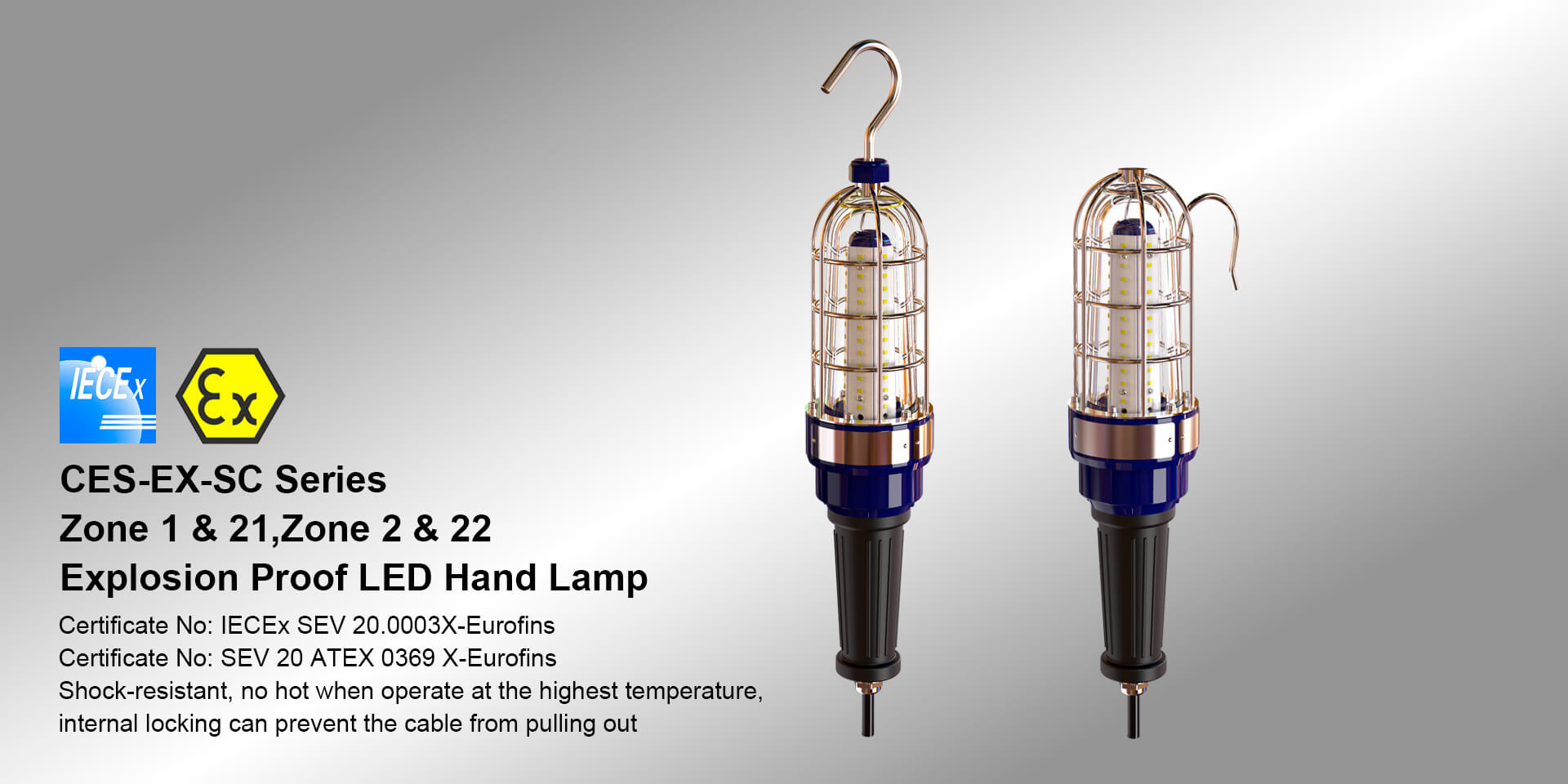 Explosion Proof Hand Lamp, Flameproof Hand Lamp